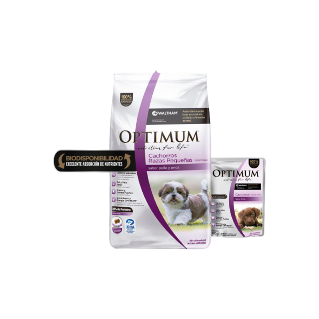 OPTIMUM CACHORRO RAZAS PEQUEÑAS 3 KG – Animalia